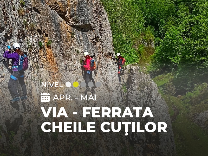Via Ferrata: Cheile Cutilor, Defileul Crișului